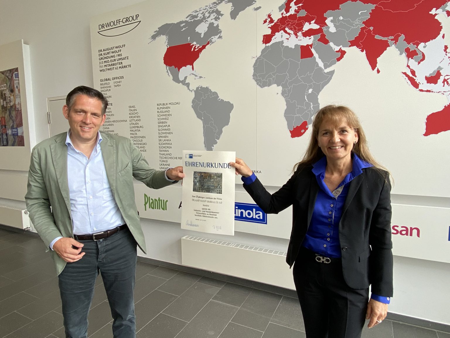 Dr. Kurt Wolff feiert 75. Jubiläum - Dr. Wolff Group